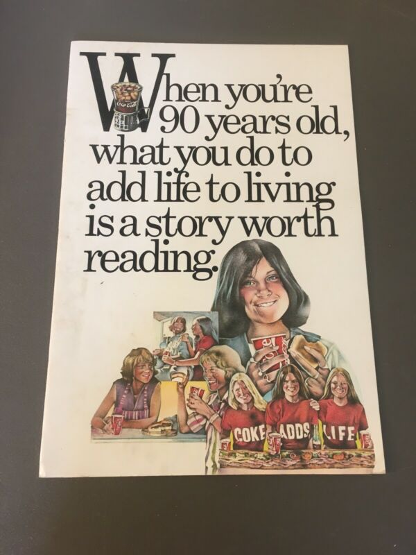 COCA-COLA Coke Adds Life Sales Advertising Campaign booklet -- Antique ...