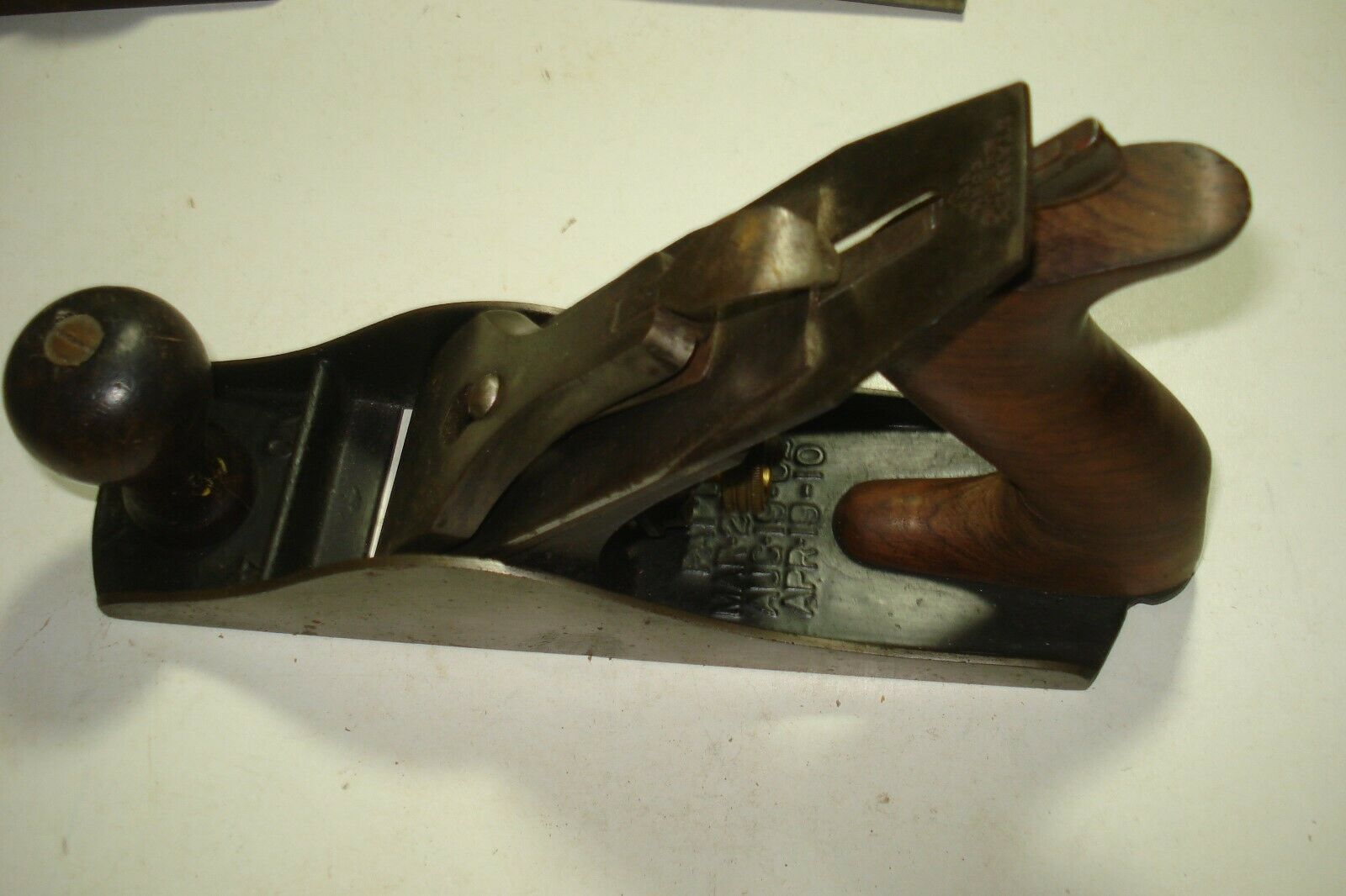 ANTIQUE STANLEY BAILEY # 4 SMOOTH PLANE PATENTS ''02-''02-''10 ...