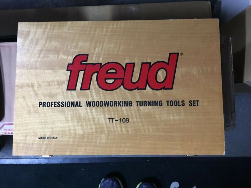 Freud 8 Piece Wood Working Lathe Gauge Chisel Turning Set Tt 108