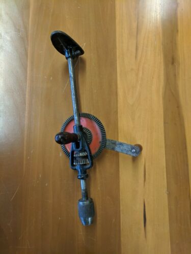 Vintage Fulton Hand Crank Shoulder Drill (Functional) -- Antique Price ...