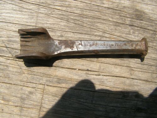 Vintage Antique Cast Half Round Fluted Chisel wood leather old hand ...