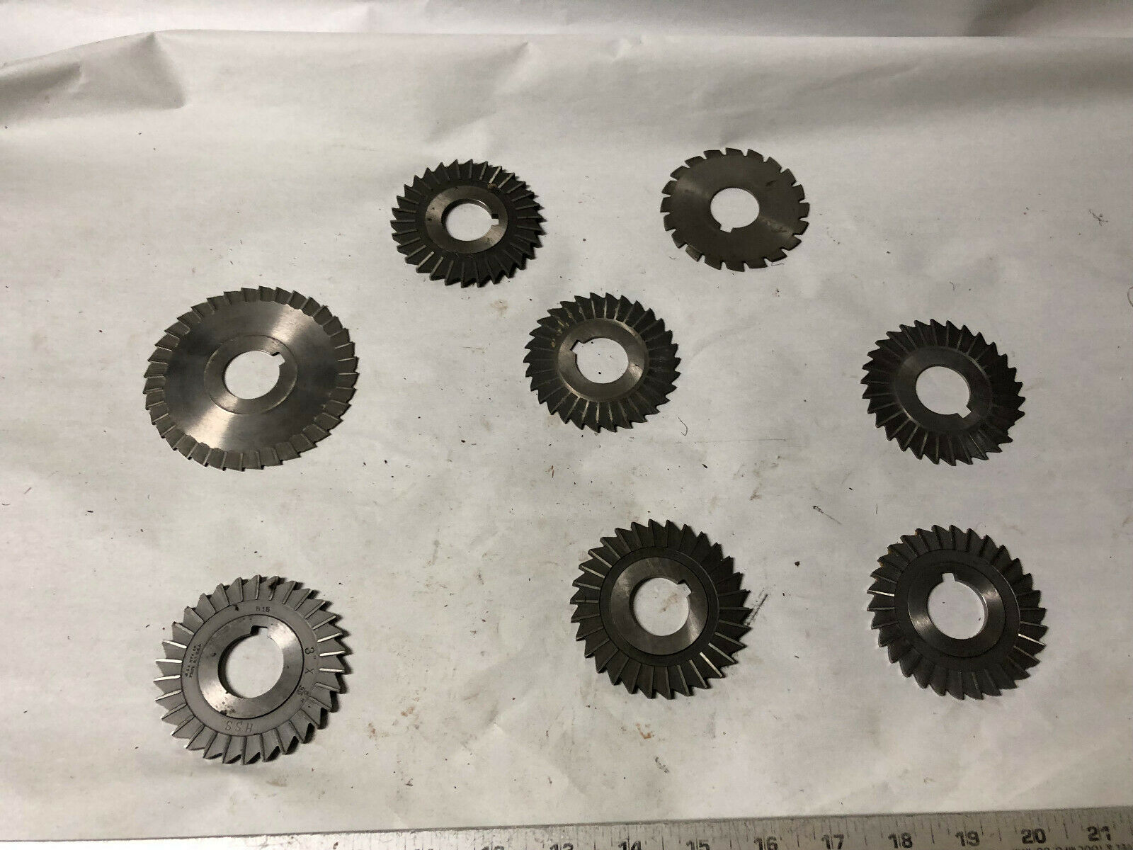 MACHINIST TOOLS LATHE MILL Machinist Lot Milling Saw Blade Cutters ...