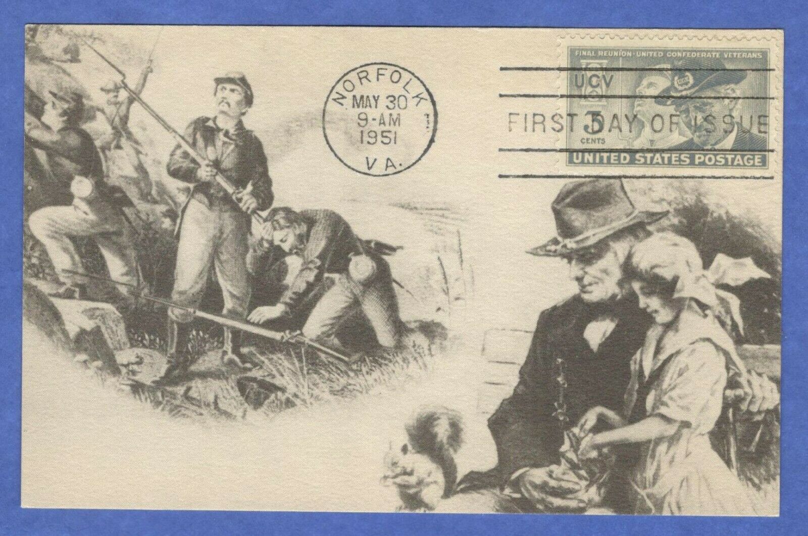 Civil War, Confederate Veteran Reminiscences, FDC Maximum Postcard ...