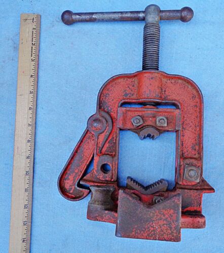 ridgid BENCH YOKE 2 1/2 pipe vise CLAMP PLUMBER steamfitter MECHANIC ...