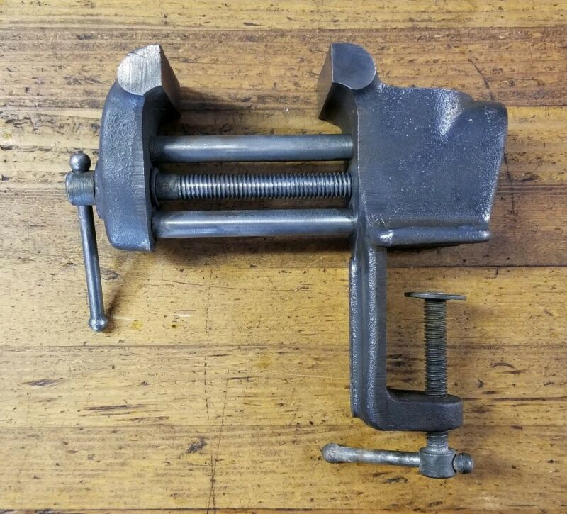 ANTIQUE Clamping Bench Vise Anvil Vintage CRAFTSMAN Machinist ...