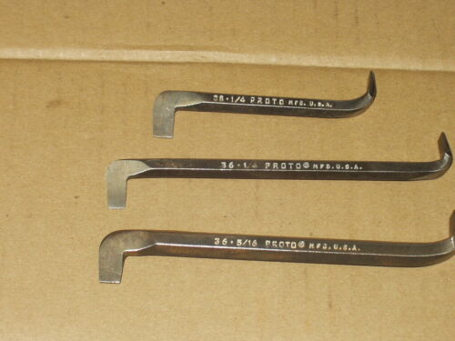 Vintage 3-pc PROTO USA Offset Screwdriver Set-1/4" (# 35 & 36) & 5/16 ...
