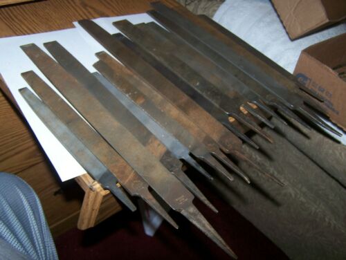 BLACKSMITH FILE LOT MACHINIST FILES HELLER OAK LEAF NICHOLSON SUPERIOR ...