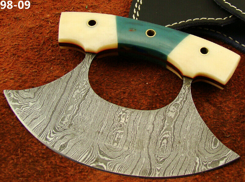 Alistar Beautiful Handmade ULU Axe With Leather Sheath (98-09 ...
