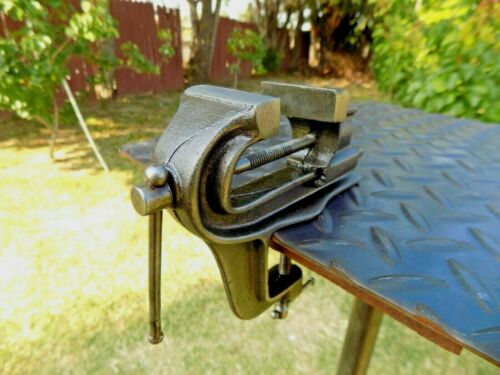 Vintage Jewelers,Hobbies Small Table Mount Bench Vise 1-1/2" Jaw,Cast ...