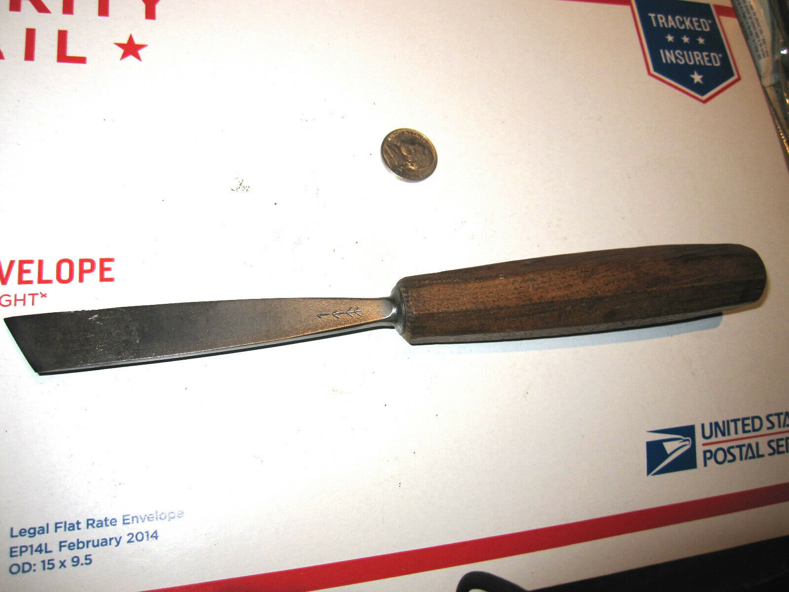 VINTAGE VERY GOOD QUALITY 3/4" WOOD CHISEL W/ ARROWS MARK GOOD USED ...