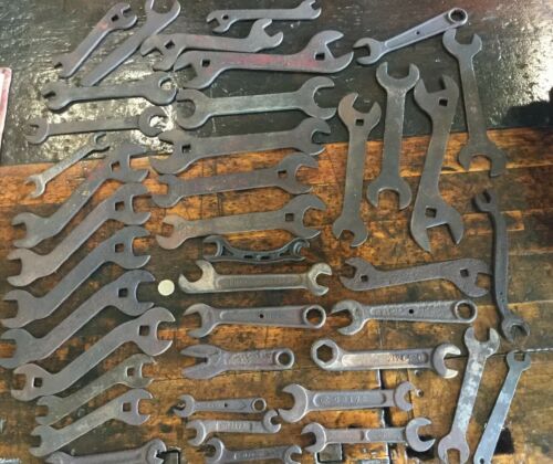 HUGE LOT Of 40 Antique Wrenches JD JoHn Deere Mccormick CASE IH Auto ...