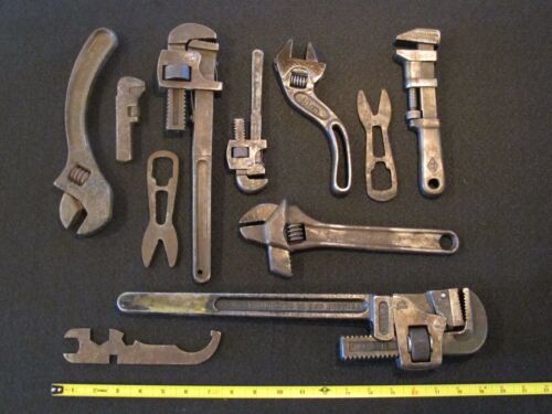 Lots of Mix Estate Found Antique/Vtg Junk Drawer Wrenches Old man Farm ...