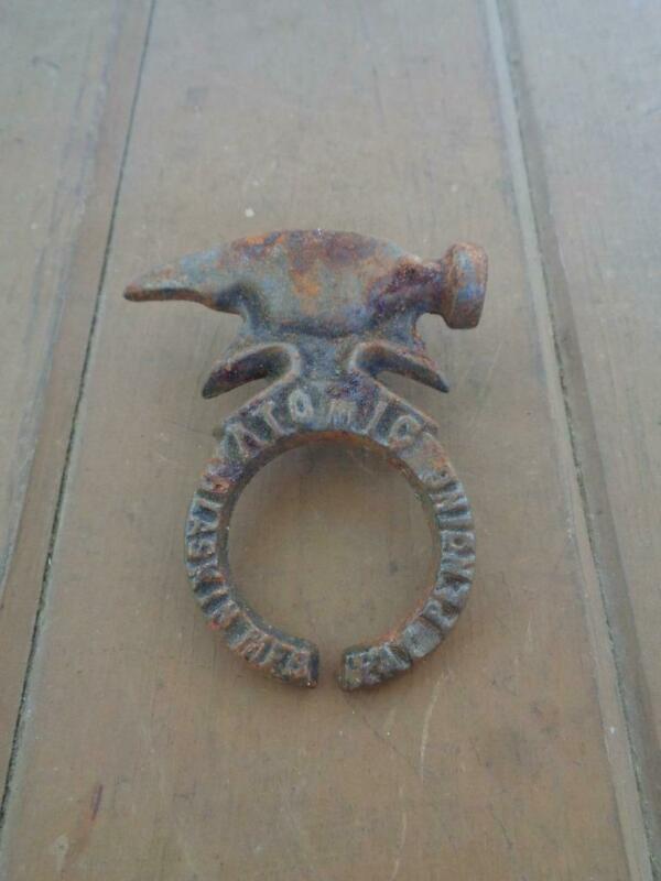 CAST IRON SADDLE HORN LINE RIDER TOOL HAMMER PICK RANCH FENCE TOOL ...