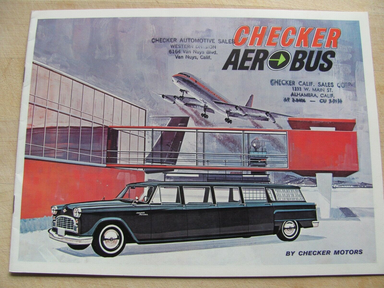 1965 - 1966 Checker Aerobus sales brochure - original, good condition ...