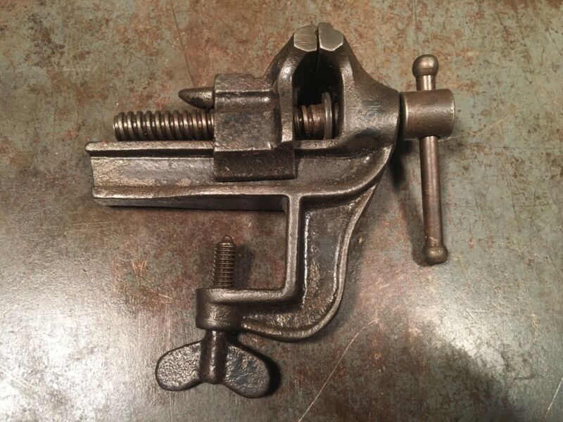 Vintage Jewelers Vise Bench Mount Small Vise Clock Maker Watch Maker ...