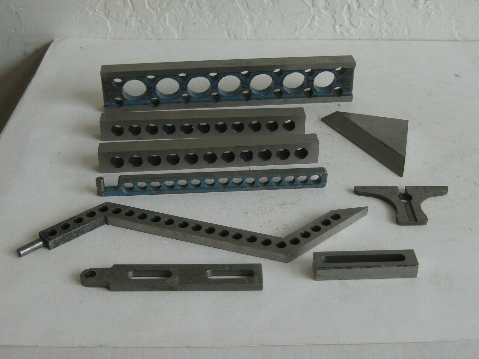 Vintage Lot of 9 PRECISION MACHINIST GAUGE BLOCK TOOL RIGHT ANGLE PARTS ...