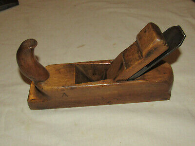 Old wooden plane horned handle old woodworking tool vintage tool german ...