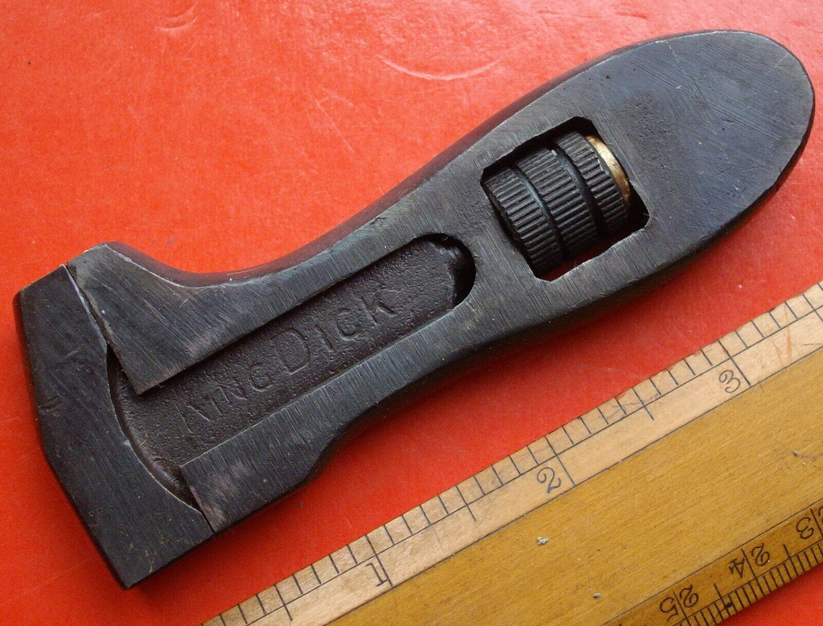 Vintage King Dick 4" inch Girder Adjustable Spanner Wrench Sunbeam ...