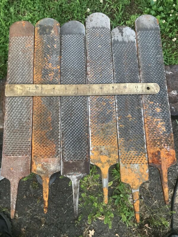 (6) Save Edge Beast wide Farrier Rasps Knife Making Blacksmithing ...