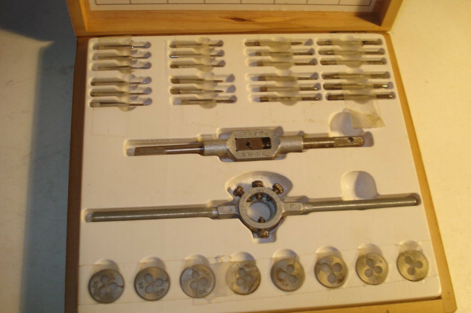 VINTAGE TAP & DIE SET "WIRU" WITH WOOD CASE -- Antique Price Guide ...