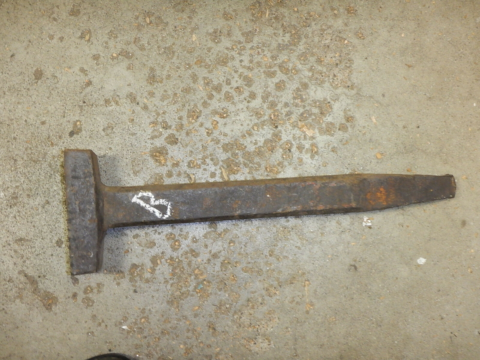 VINTAGE BLACKSMITH TINSMITH ANVIL STAKE HARDIE METAL FORMING -- Antique ...