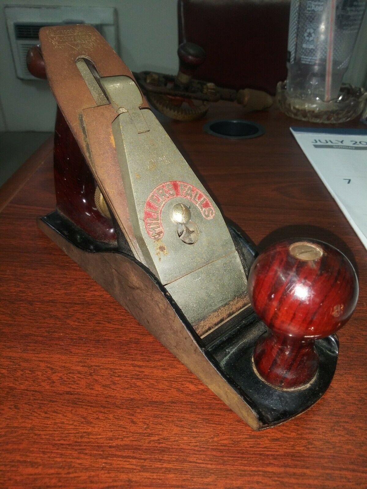 MILLERS FALLS NO. 9 SMOOTH HAND PLANE USA MADE CLEAN VINTAGE SMOOTHER ...