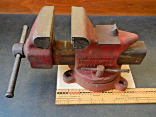 VINTAGE SIMPLEX UTILITY 350 BENCH VISE 3-1/2" JAWS - USA -- Antique ...