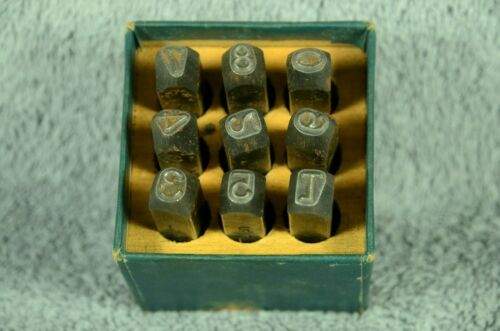 MarkRite heavy duty alloy steel stamps. Figures 1/4. Greenfield Steel ...