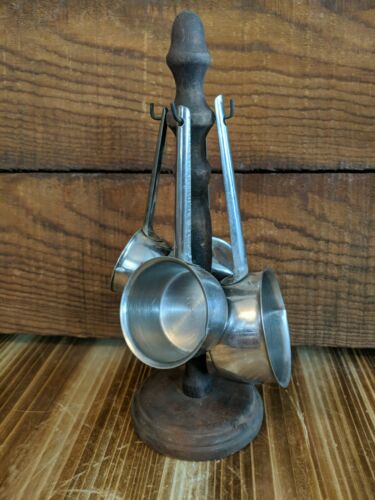 Antique Wood Measuring Cup Stand -- Antique Price Guide Details Page