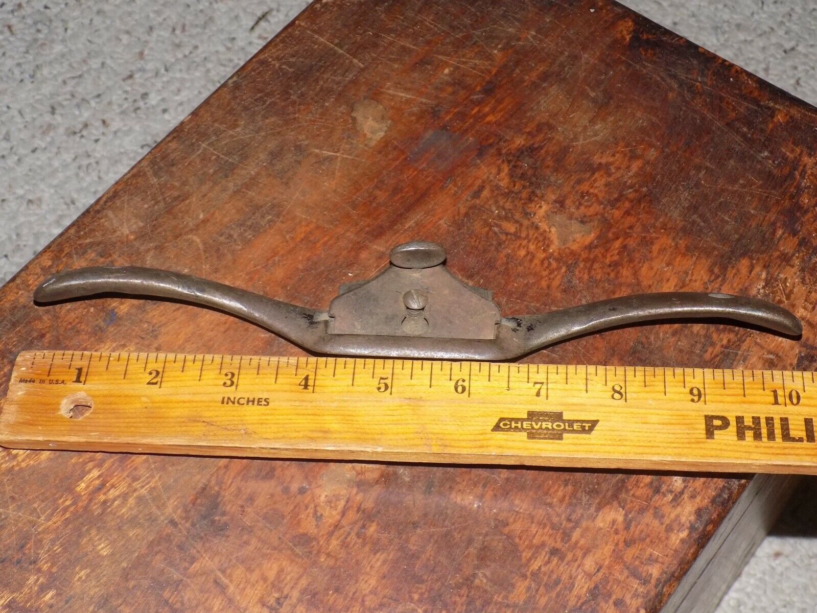 VINTAGE STANLEY S SPOKE SHAVE DRAW KNIFE PLANE TOOL -- Antique Price ...