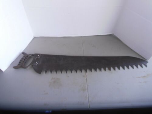 Vintage Original Hand Ice Saw 32" -- Antique Price Guide Details Page