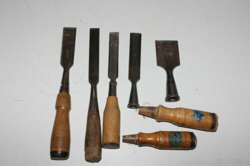 Vintage Wood Working Tools Flat Head Chisel Lot Erik Anton Berg Tool ...