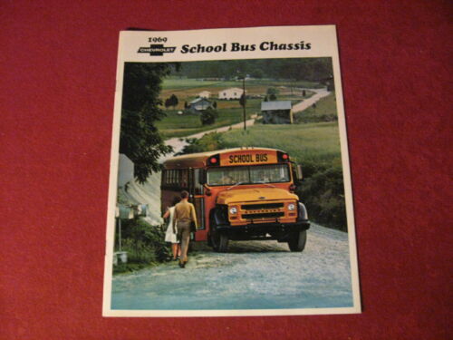 1969 Chevy Bus Truck Showroom Sales Brochure Old Catalog Rig Semi ...