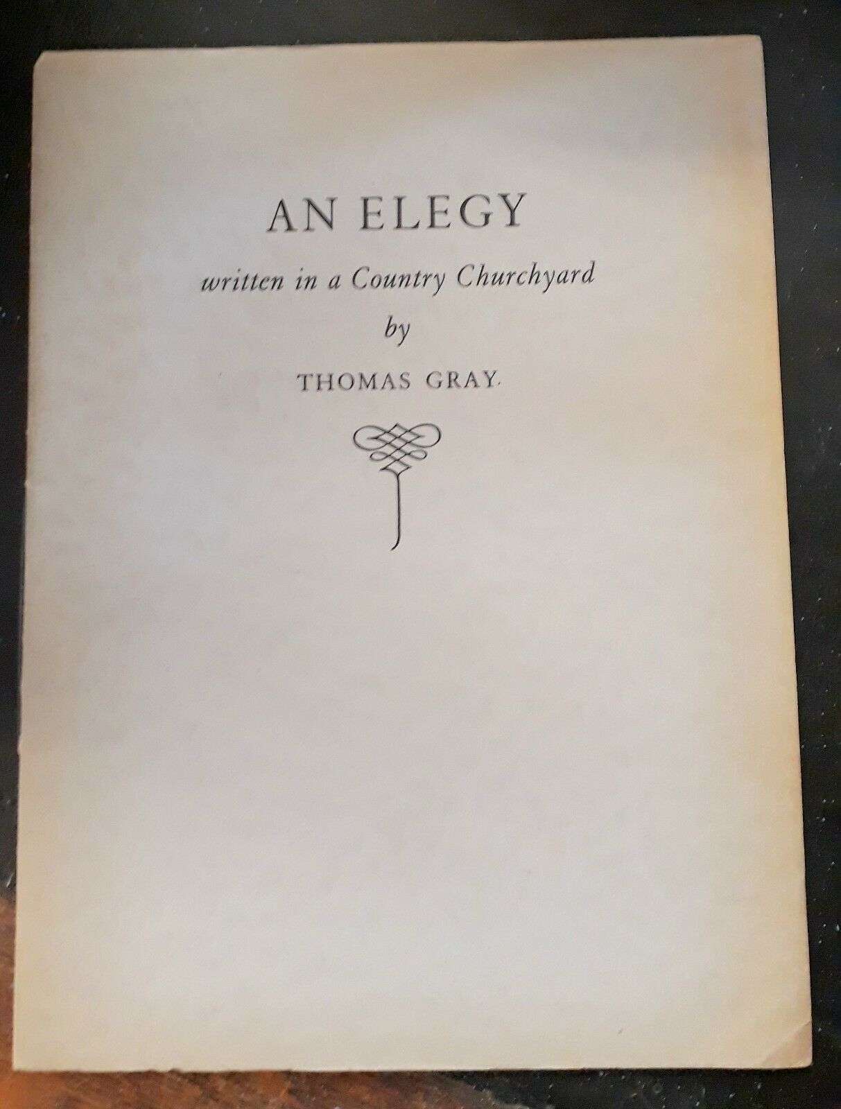 An Elegy written in a Country Churchyard, Thomas Gray, 1949 illust. P D ...