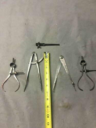 LOT OF MACHINIST MEASURING TOOLS BROWN AND SHARPE -- Antique Price ...