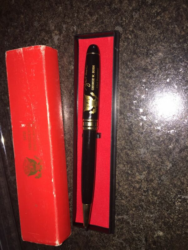 political memorabilia George Bush Commemorative Pen -- Antique Price ...