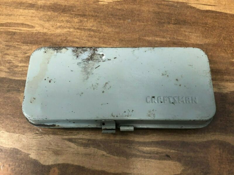 Vintage Craftsman 1/4" drive socket set case for sockets and ratchets 3 ...