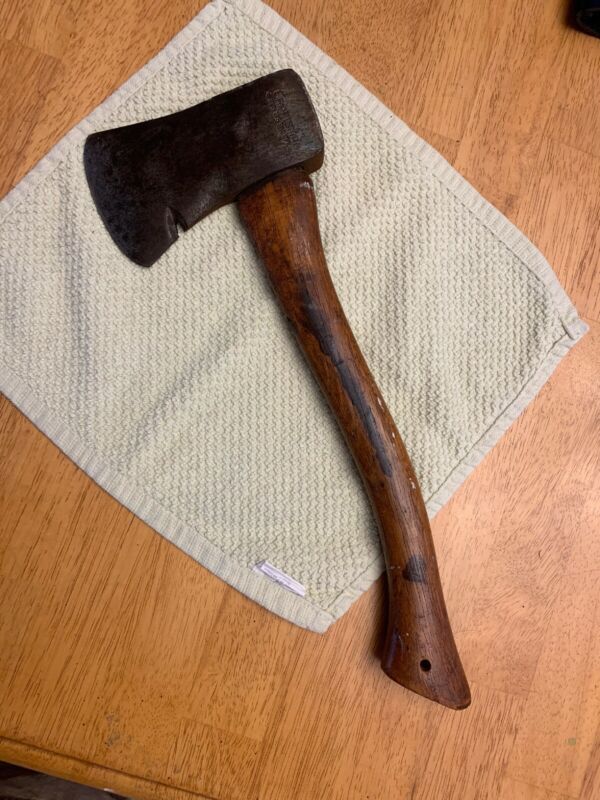 VINTAGE CRAFTSMAN SMALL HATCHET/ AXE WITH ORIGINAL HANDLE 1 Lb 6OZ CAMP ...