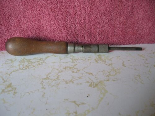 VINTAGEGOODELL PRATT CO. SPIRAL PUSH SCREW DRIVER PATENTED JULY 22 ...