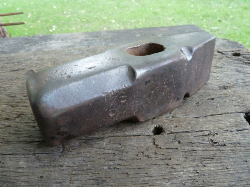 Large Blacksmith/Anvil 11 lb. 2 oz. Straight Pein Hammer Head ...