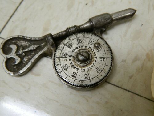 Vintage Speed Indicator Woodmans Patent September 12 1876 Vintage ...