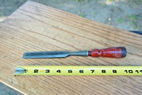 Vintage 3/4" Stanley No.720 Bevel Edge Socket Wood Chisel Carpenter,10 ...