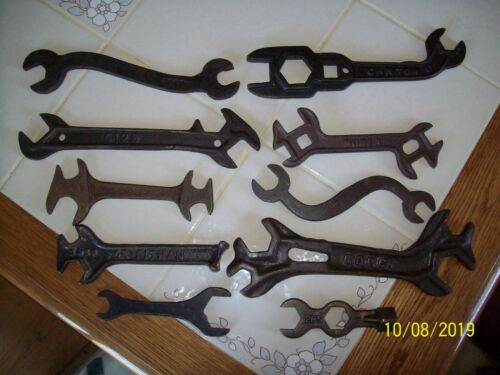 10 Old Antique Vintage Unusual Odd Farm Implement Plow wrench tools ...