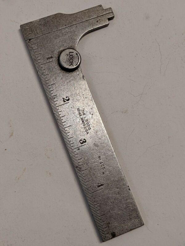 Vintage L.S. Starret No. 425 Machinist Gunsmith Tools Pocket Slide ...