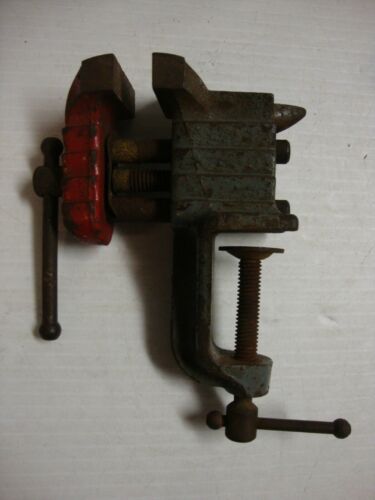 VINTAGE STANLEY SMALL 2-1/2" ANVIL VISE JEWELER/GUNSMITH BENCH TOP ...