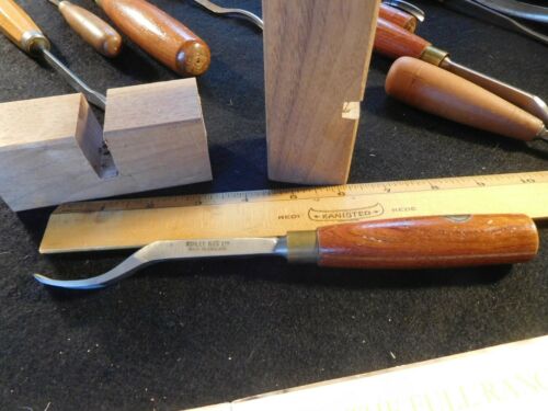 ASHLEY ILES Spoon Chisel #22 1/2" Left Corner London Pattern Carving ...