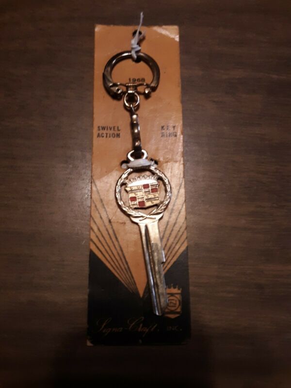 Vintage 1968 Cadillac Keychain Key Blank -- Antique Price Guide Details ...