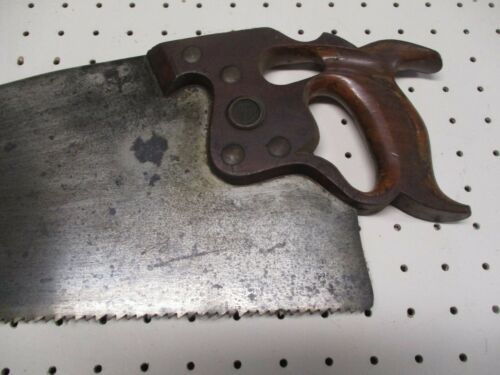 Vintage DISSTON 28" Keystone Saw Works Rip Saw 5 1/2 PPI -- Antique ...