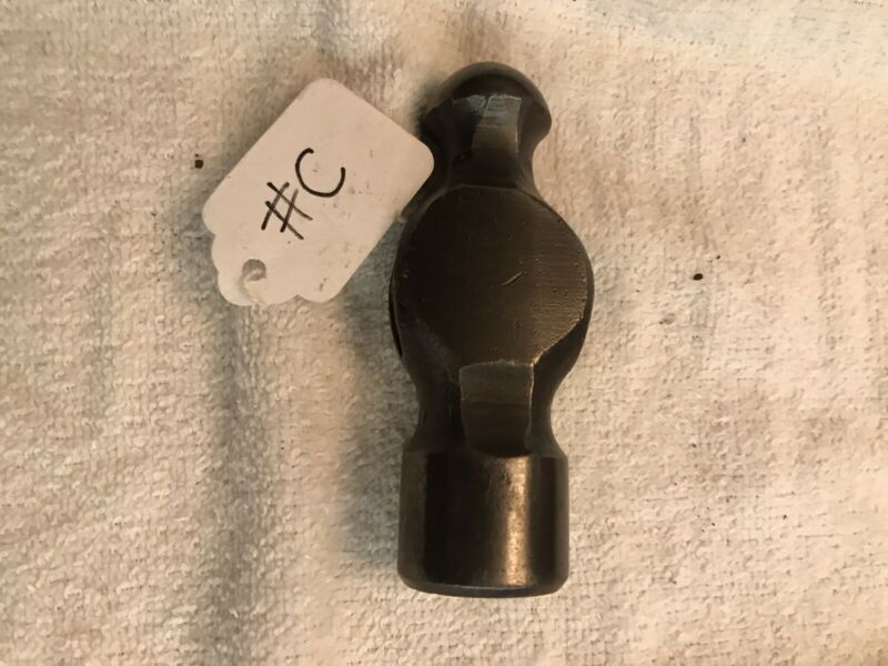 Ball Peen Hammer Head Great Neck USA Weighs 12 Oz -- Antique Price ...