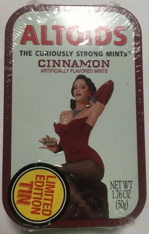 Altoids Limited Edition Cinnamon Playboy Vintage Pin Up Tin NIP -- Antique Price Guide Details Page